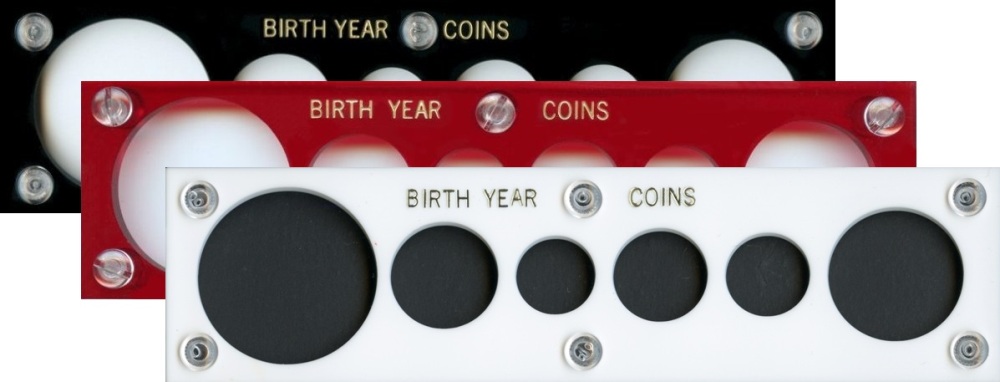 Capital Plastic Coin Holders – Birth Year Holders - Jake's