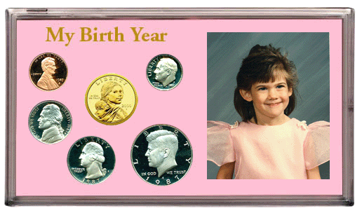 Capital Plastic Coin Holders – Birth Year Photo Holders - Jake's