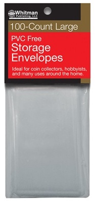Clear PVC Free Coin Storage Envelopes - Jake's