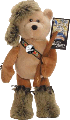 Lewis and Clark Coin Teddy Bears